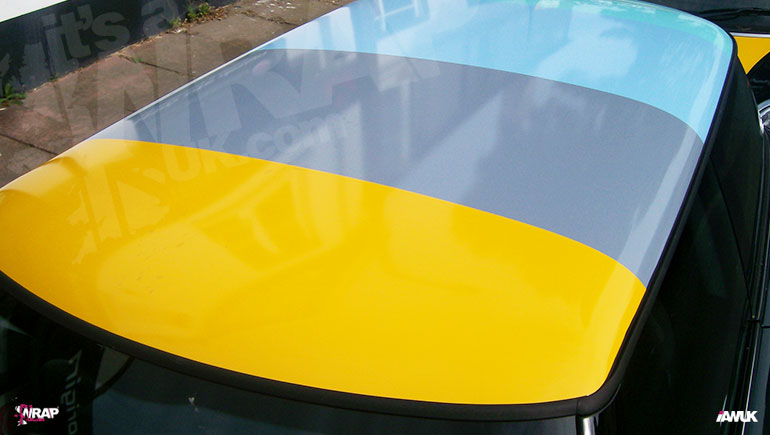 Roof Wraps, Roof Wrapping, Roof Wrappers, Roof Wrap, Vinyl Roof Graphics